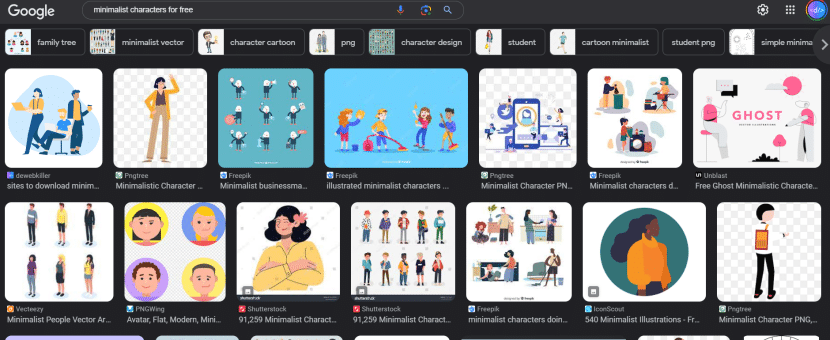 Best sites to download minimalist characters for free